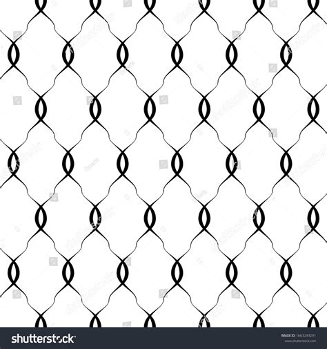 Tangled Wavy Lines Seamless Pattern Geometric Stock Vector Royalty Free 1663243291 Shutterstock