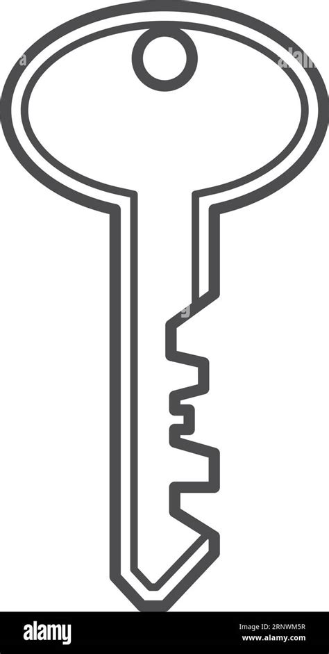 Key Icon Ownership Symbol Car Or Door Lock Sign Stock Vector Image