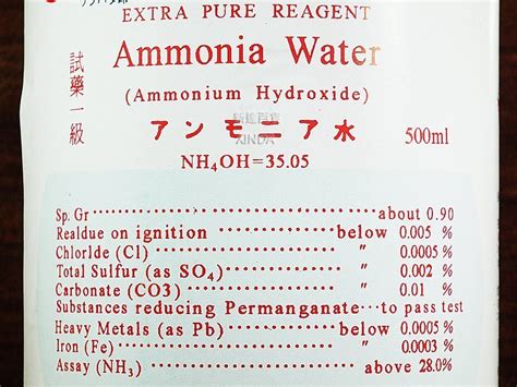 含稅0900070 25氫氧化氨濃氨水 500ml 試藥級 島久 Yahoo奇摩拍賣