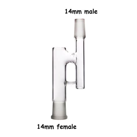 10mm 14mm 18mm Male To Female Bong Glass Adapter Water Pipe Dab Rig Ac
