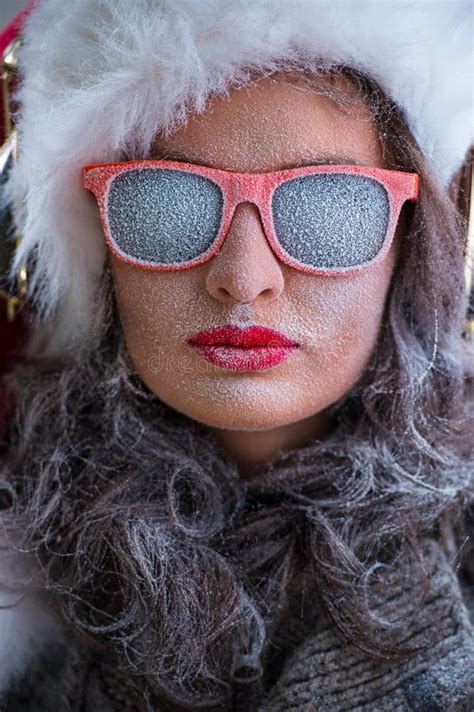 Hot Naked Woman Wearing Glasses Stock Photo Image Of Closeup