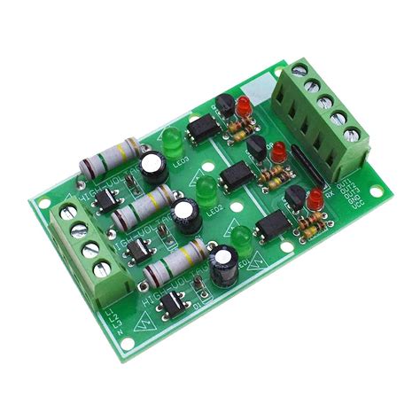 Channel Optocoupler Isolation Module AC V Isolated Board Testing Module No PCB Holder AC