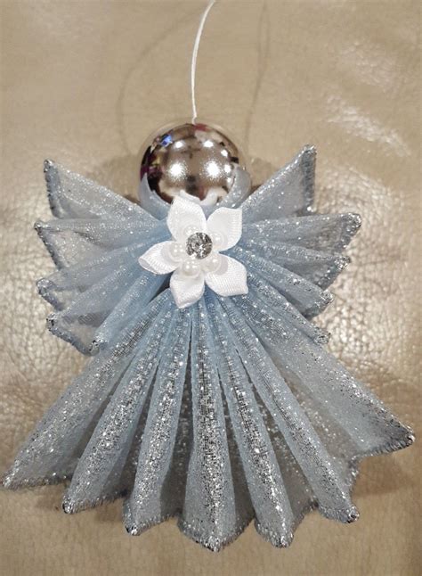 Ribbon Angel Angel Ornaments Diy Diy Christmas Angel Ornaments Diy
