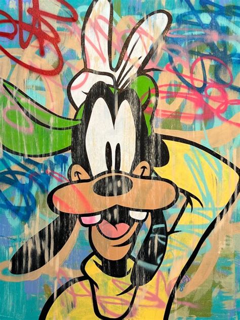 Dillon Boy 1979 DBoy Vs Walt Disney Goofy Graffiti Art Mickey Mouse