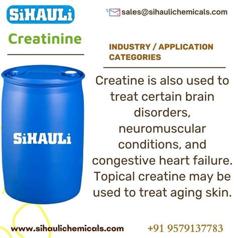 Creatinine Chemical Sihauli Chemicals Private Limited
