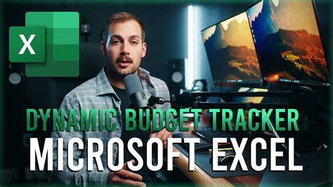 how to create a dynamic budget tracker in excel template provided