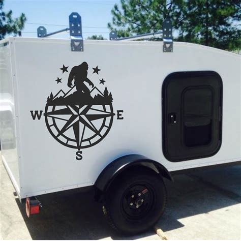 Large Compass Bigfoot Decal Rv Compass Decal Compass Decal Rv