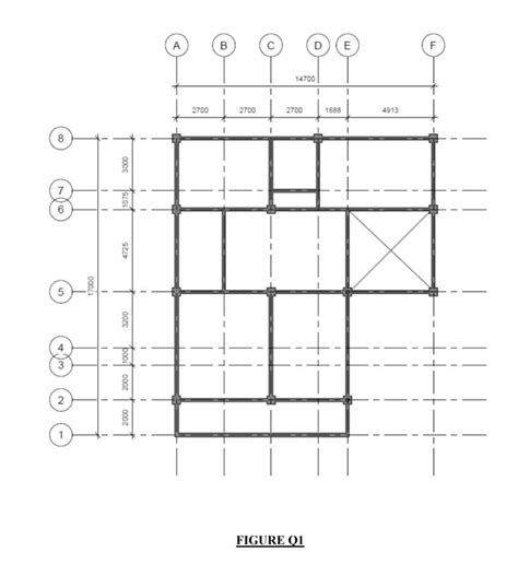 Solved FIGURE Q1 Figure Q1 Shows The First Floor Plan