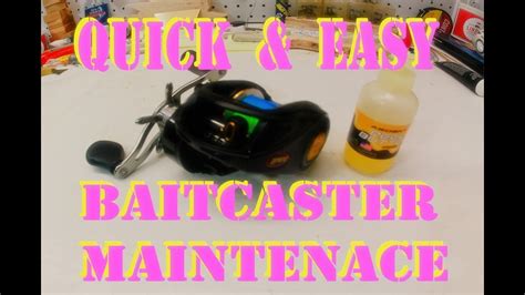 Quick And Easy How To Oil And Grease A Baitcaster Reel Maintenace Youtube