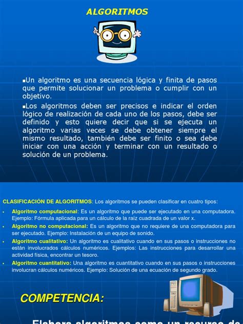 Clase 1 Algoritmos Pdf Pdf Algoritmos Lenguaje De Programación