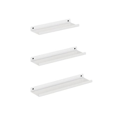 Songmics Set Of 3 Wall Mounted Floating Ledge Shelves Songmics Home