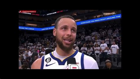 Warriors Win Game 7 Steph Post Game Interview Final Seconds