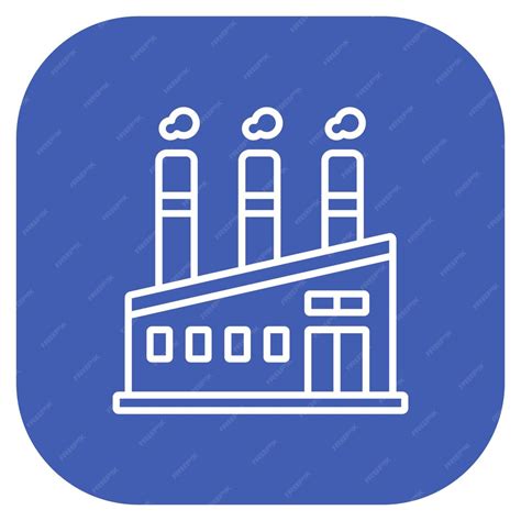 Premium Vector Factory Pollution Vector Illustration Style