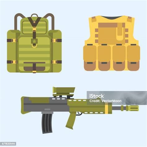 군사 무기 총 갑옷 세력 미국 전투기 탄약 위장 기호 벡터 일러스트 레이 션 격투기에 대한 스톡 벡터 아트 및 기타 이미지 격투기 과녁 군대 Istock