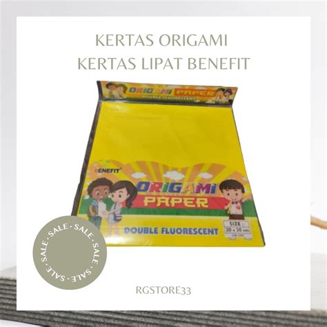 Jual Kertas Lipat Origami 16 X 16 Cm Asturo Warna Warni 2 Sisi Shopee