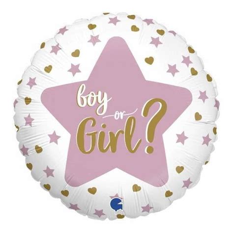 Globo Redondo Boy Or Girl De Cm Grabo Por