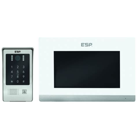 ESP A IPKW Aperta IP POE App Controllable Single Way Door Entry Kit With White Touch Screen GUI