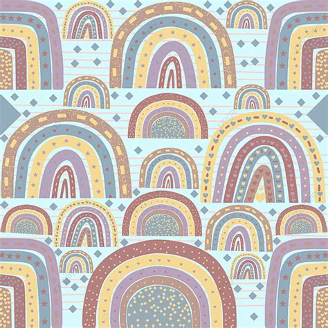 무지개 빈티지 원활한 패턴 배경입니다 원활한 패턴 무늬 배경 배경 일러스트 및 사진 무료 다운로드 Pngtree