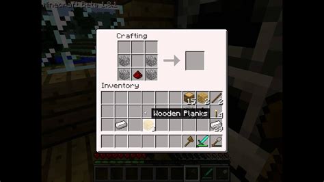 Minecraft How To Make A Piston Youtube