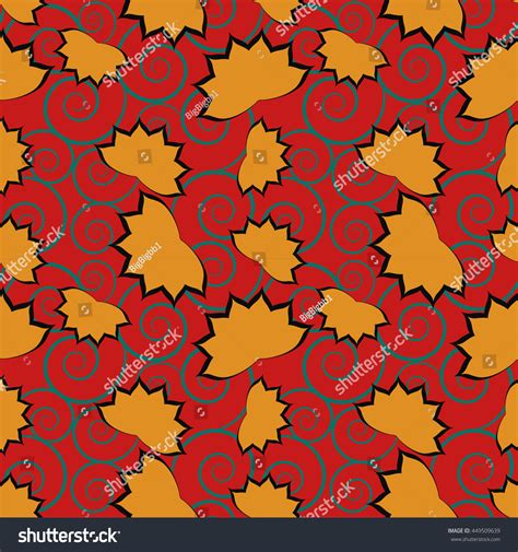 Seamless Ivy Pattern Background Stock Vector Royalty Free 449509639