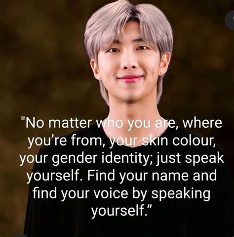 Bts Rm Quotes 김남준