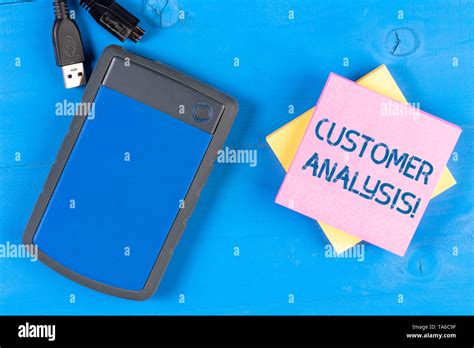 Writing Note Showing Customer Analysis Business Concept For Systematic Examination Of A Company