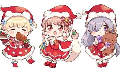 10000 ảnh Anime Giáng Sinh Chibi Cute đẹp 2025