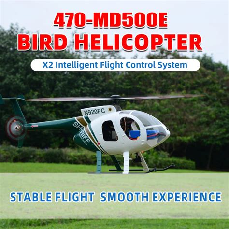 Roban 470size Md 500e Bird Helicopter Rc Helicopter Gps Mode X2 Flight