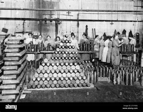 Industry During The First World War Female Munitions Workers Put The