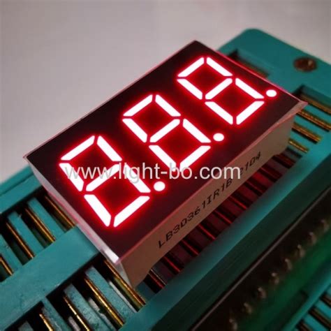 China Mainland Stellige LED Anzeige Hersteller Dreistellige Segment LED Displays Supplier