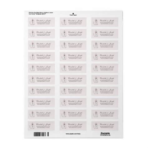 Create Your Own Return Address Label Zazzle Wedding Labels Rose Wedding Beauty And The Beast