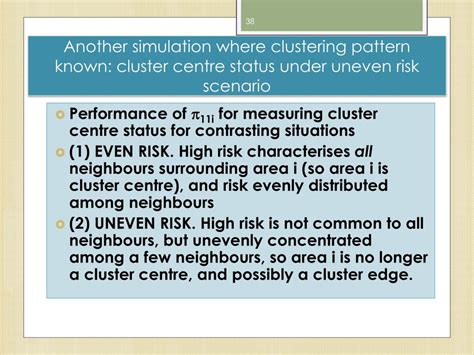 ppt measuring spatial clustering in disease patterns powerpoint