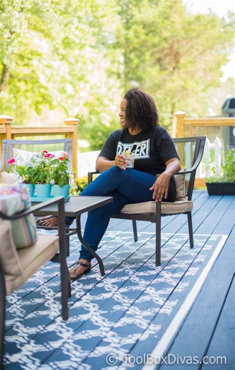 Gorgeous Deck Makeover Before And After Toolboxdivas Of ToolBox Divas