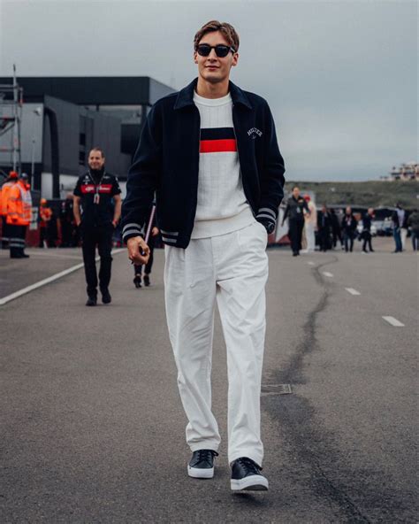 George Russell Tommy Hilfiger Outfit Tommy Hilfiger Outfits Men