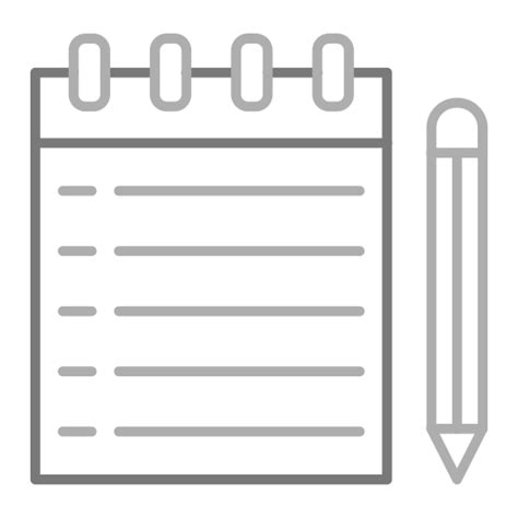 Notes Generic Grey Icon