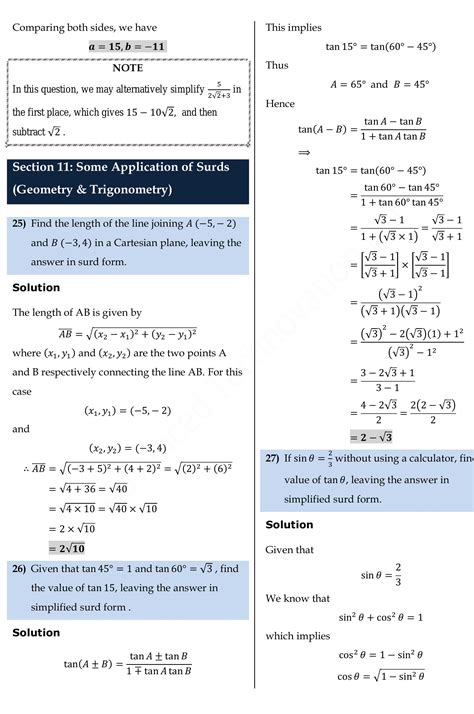 Figure 22 Surds Explained With Worked Examples