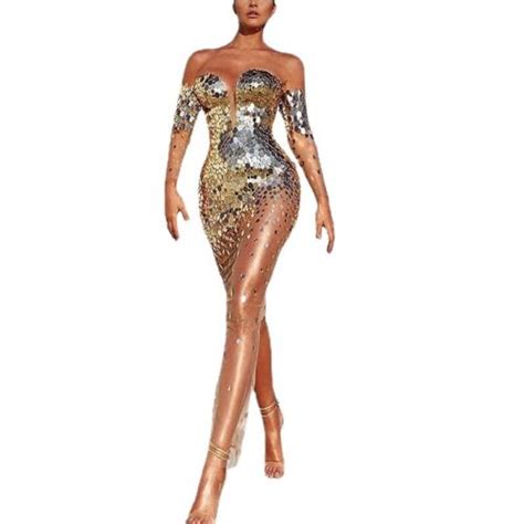 Womens Sexy Deep V Neck Bodycon Mini Dress Sequins Party Club Cocktail
