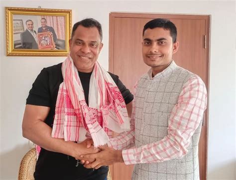 Met With Habib Mohammed Chowdhury Saheb Chairman Assam Minorities