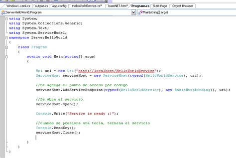 Colaboranet Hello World Con Windows Communication Foundation Y Algo De Wpf Javier Carrillo