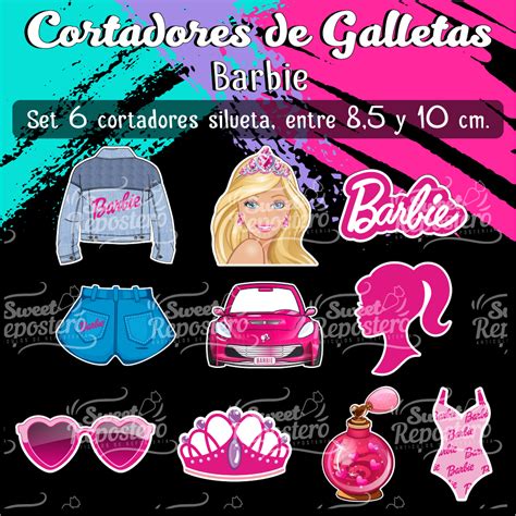 Cortadores De Galleta Barbie SWEET REPOSTERO