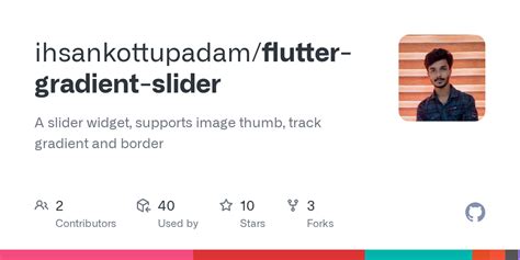 Github Ihsankottupadamflutter Gradient Slider A Slider Widget