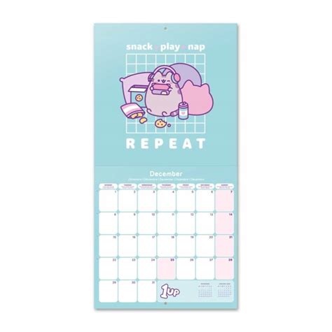 PUSHEEN kalendarz ścienny na 2025 rok DOSKONAŁY RÓŻNE PLAKATY