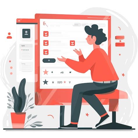 A Person Interacting With A Review Widget On A Product Page To Filter And Sort Feedback