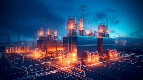 Premium Ai Image Smart Grid And Effective Electricity Distribution