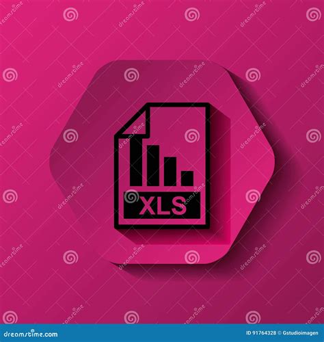 File Format Button Icon Stock Vector Illustration Of Business 91764328
