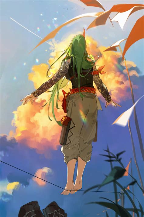Safebooru 1girl Absurdres Arknights Artist Name Bare Shoulders