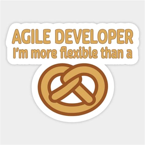 Agile Developer Agile Development Sticker TeePublic