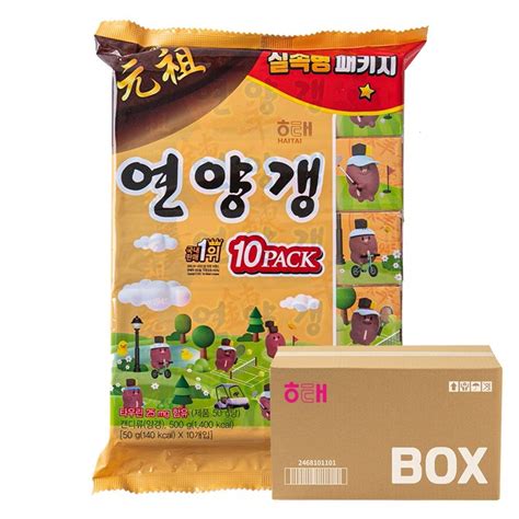 해태 연양갱 10팩 500g 10입 홈플러스 택배배송