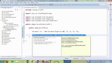 Gerando Pdf Em Java Com A Api Itext Youtube