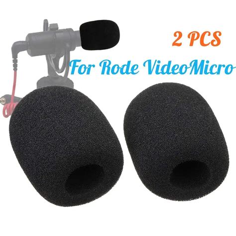A Pair Comfortable And Soft Microphone Foam Windscreen Cover Round Ball